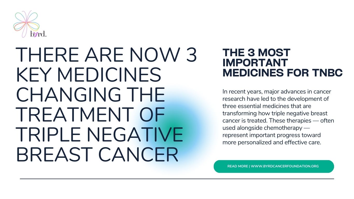 There Are Now 3 Key Medicines Changing the Treatment of Triple Negative ...